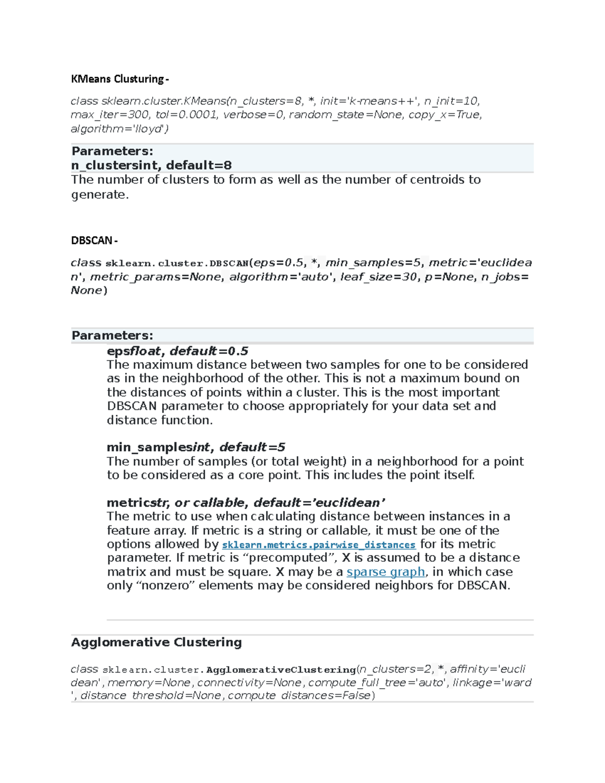 Ml Hyperpara Ml Algorithms Hyperparameters Kmeans Clusturing