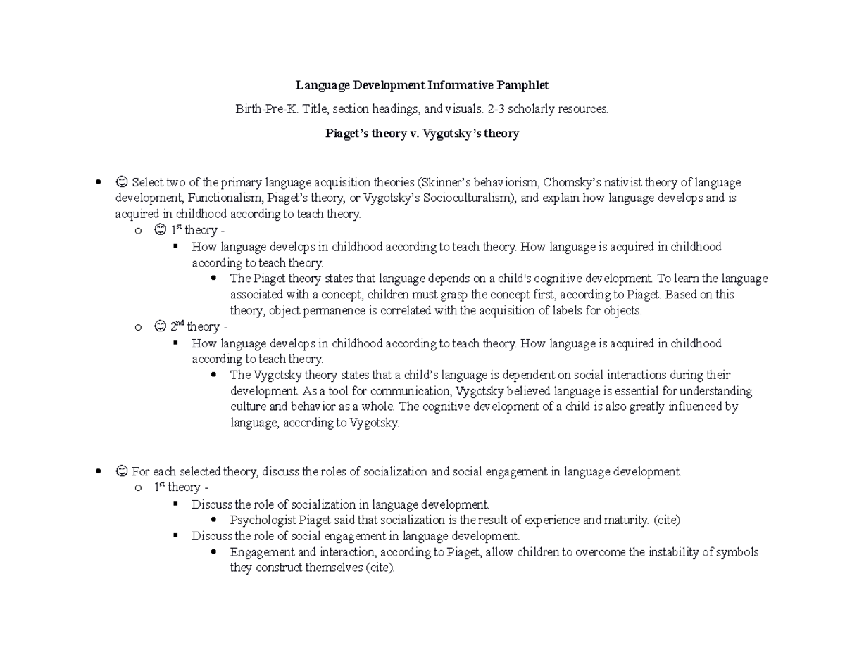 T5ESL-436ESL-436ESL-436 - Language Development Informative Pamphlet ...