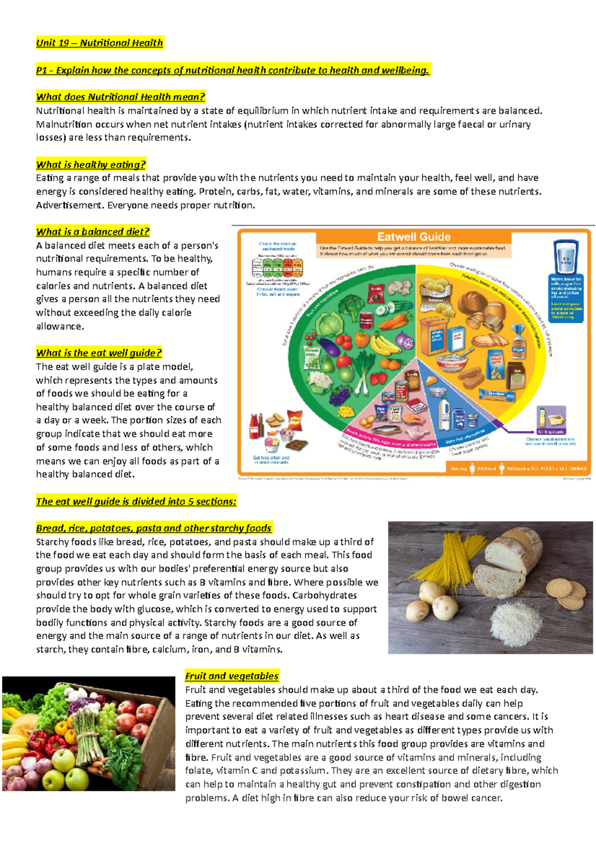 U19 P1 P2 P3 M1 First Submission (13) - Unit 19 – Nutritional Health P1 ...