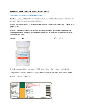 Distraction Medication Admin - What did you notice that could affect ...