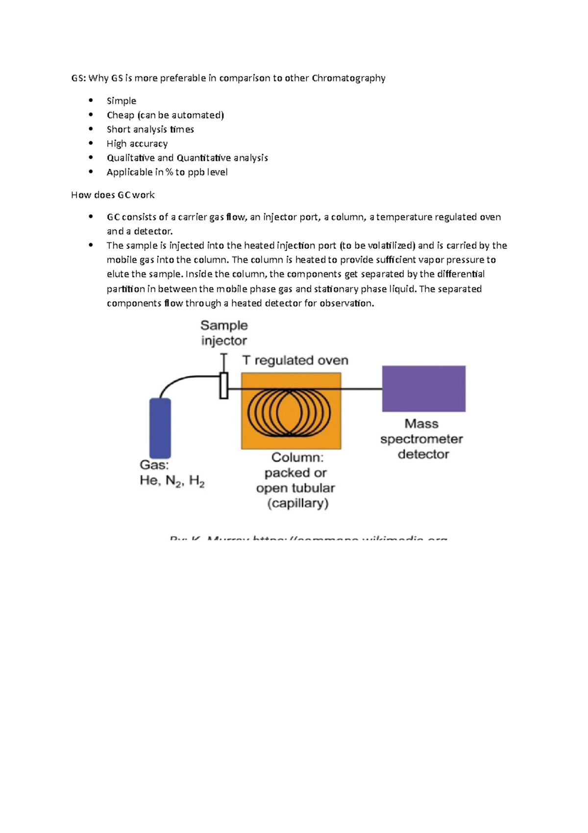 How GS work - How Gas Chromatography work in general setting - GS: Why ...