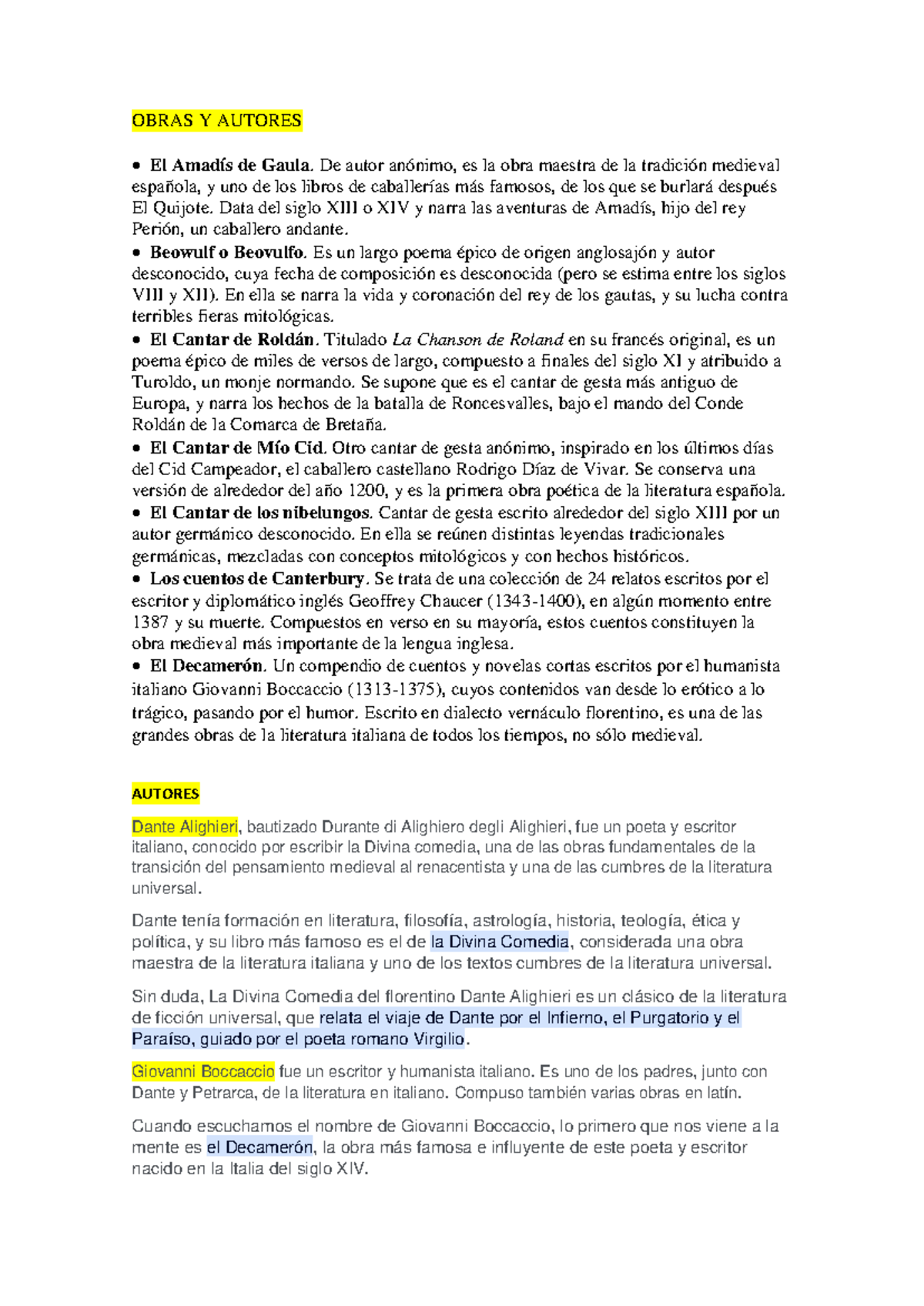 Obras Y Autores - OBRAS Y AUTORES El Amadís de Gaula. De autor anónimo ...