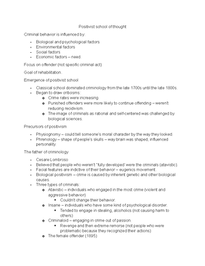 Routine activities theory - Criminology-300-A 2/6/ Classical School ...