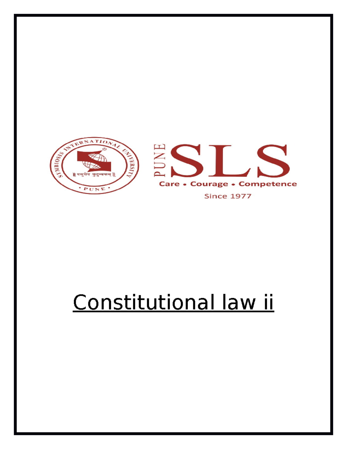 Quasi Federal-Indian Constitution - Constitutional law ii Quasi-federal ...