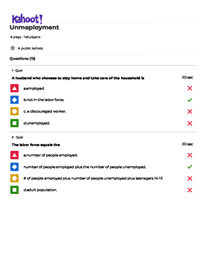Tutorial Week 12 S2022 Money Growth and Inflation - Kahoot - S2022 ...