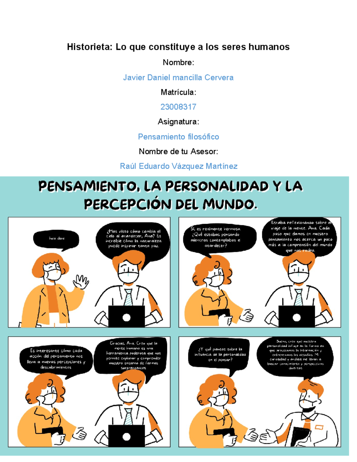 Mancilla Javier EA3 Historieta - Diversidad de Formas vivientes ...