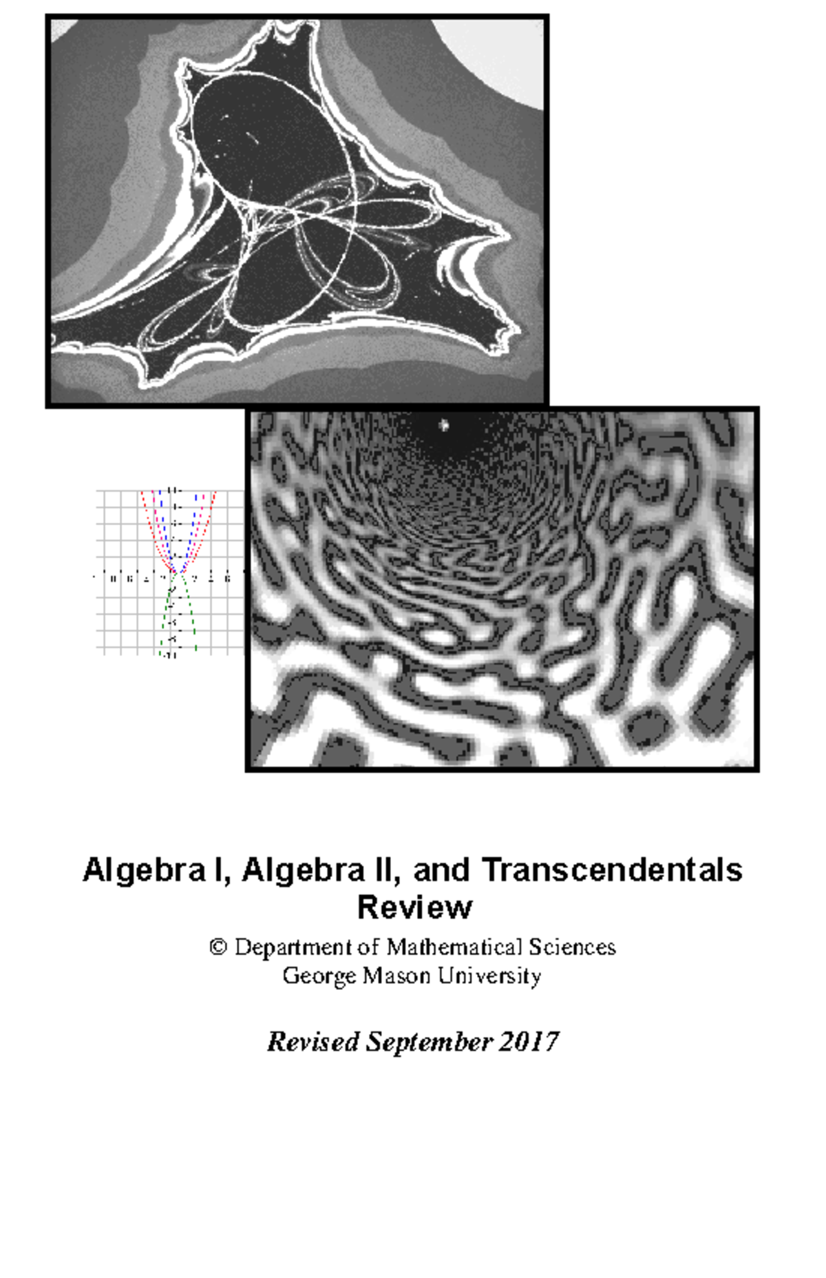 Placement test review - Algebra I, Algebra II, and Transcendentals ...