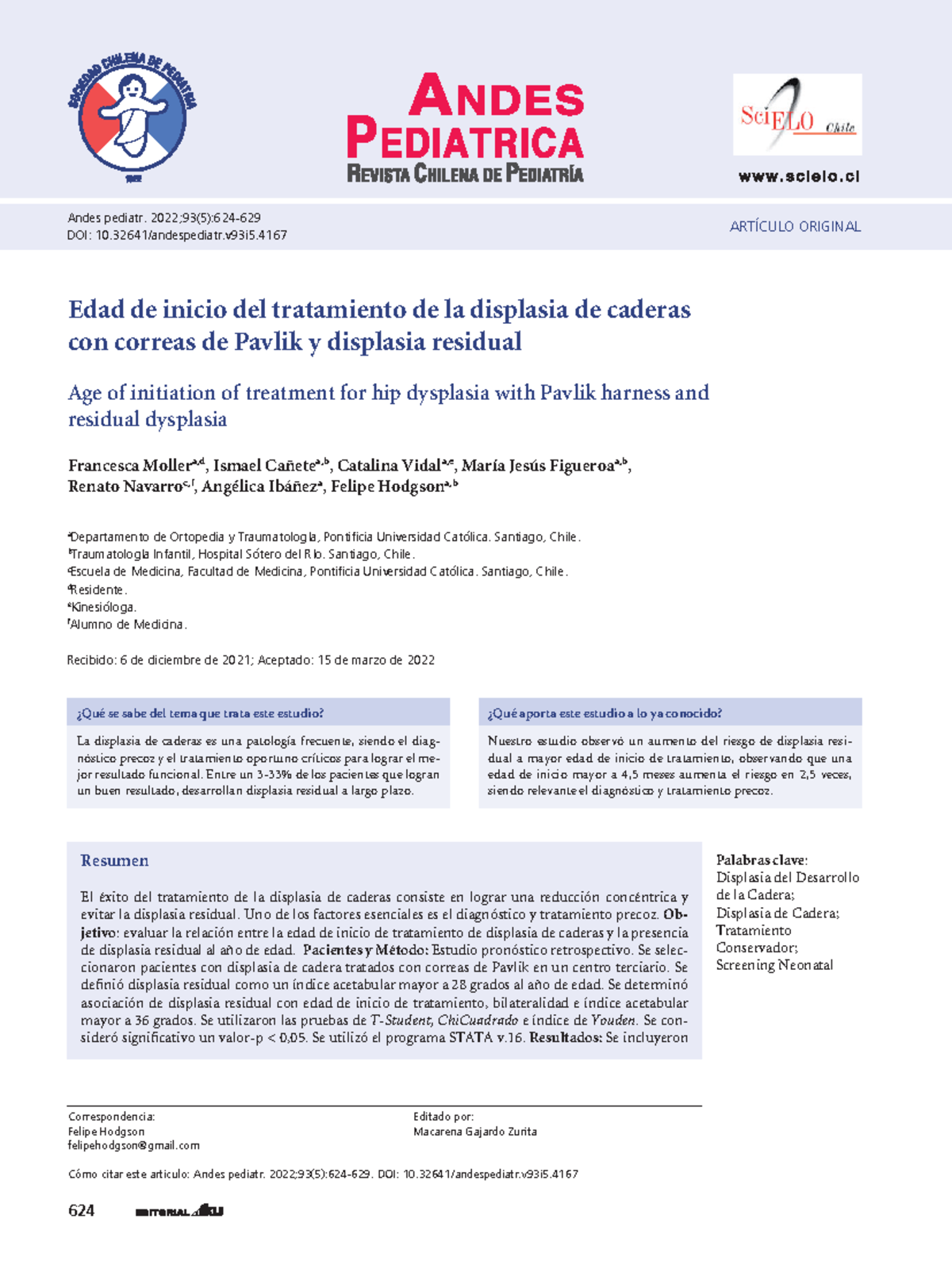 2.- ok Edad de inicio del tratamiento de la displasia de caderas ...