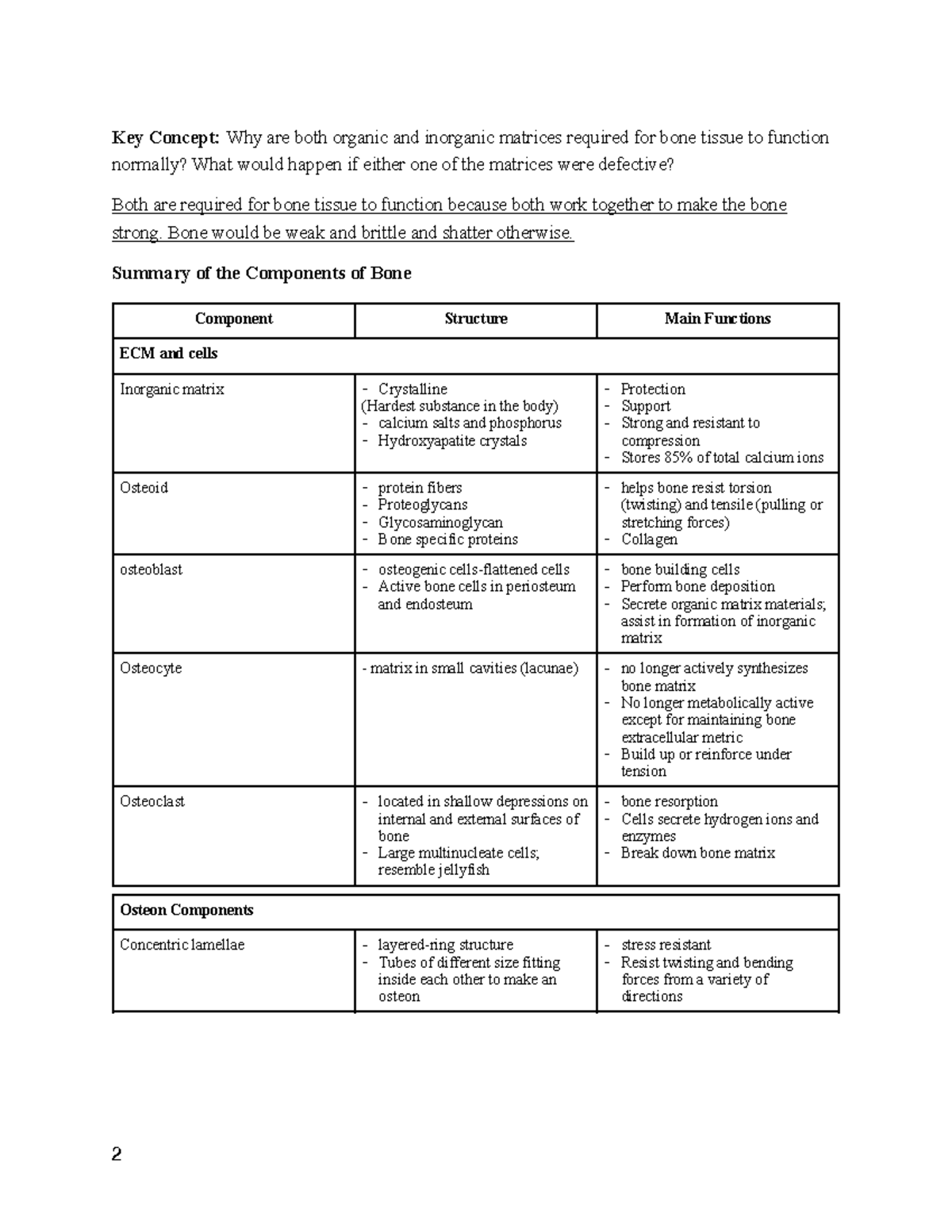 Chapter 6 Skeletal Key Concept Why Are Both Organic And Inorganic