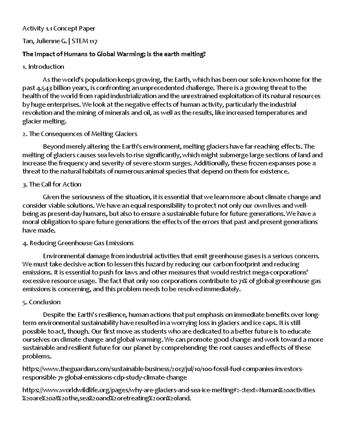 Empowerment Technology - Activity 1 Concept Paper Tan, Julienne G ...