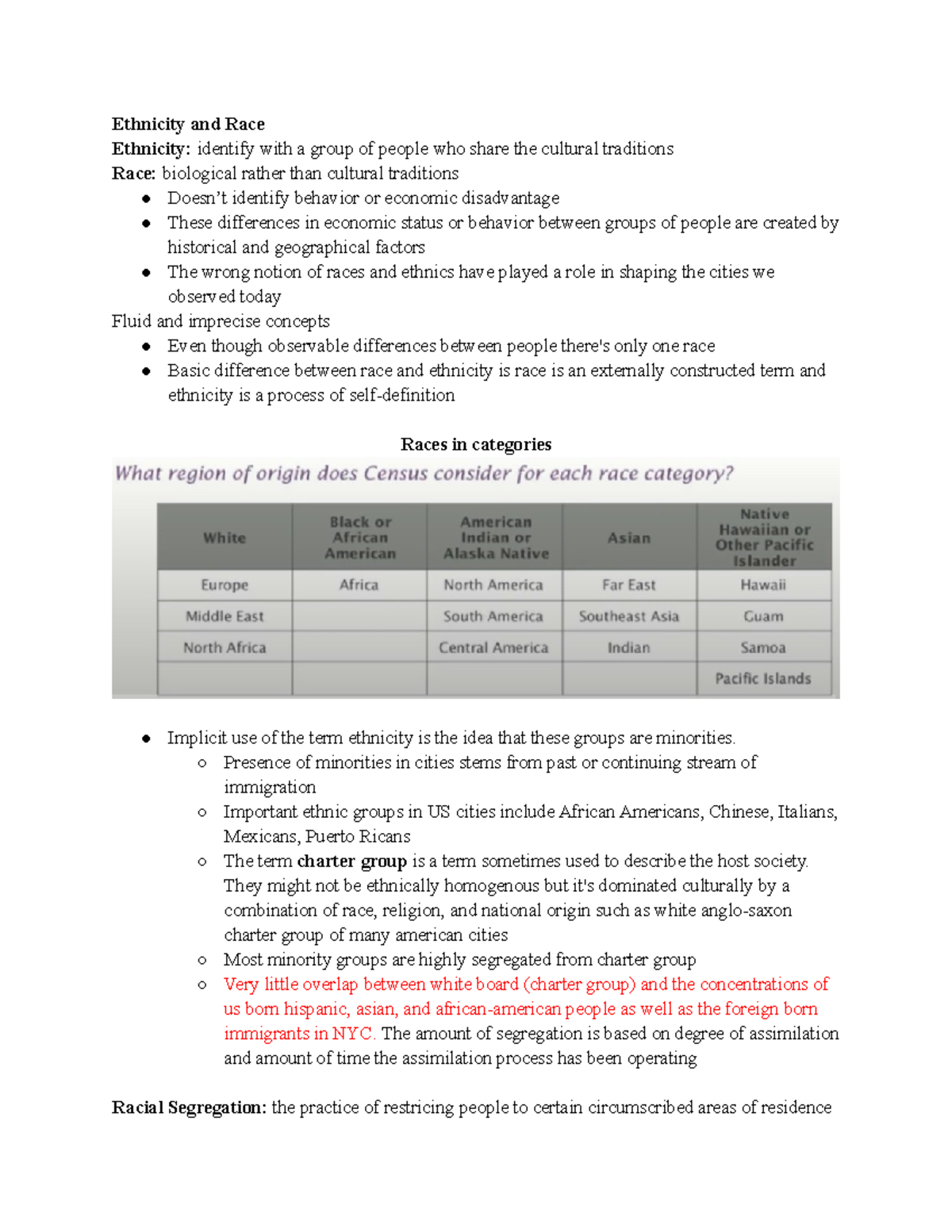 Week 9 Race, Segregation, Poverty - Ethnicity and Race Ethnicity ...