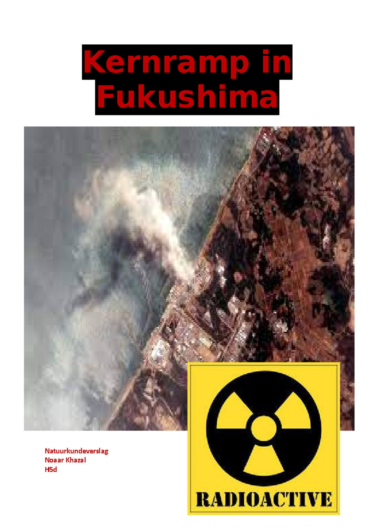 Kernramp in Fukushima - De ramp werd veroorzaakt door een combinatie ...