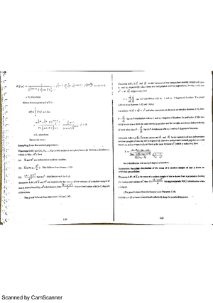 Part 1 - Lecture Notes - Statistical Inference - Studocu