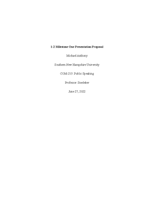 FAS202 Paper - Michael Anthony July 12th, 2022 FAS-202-T Southern New ...