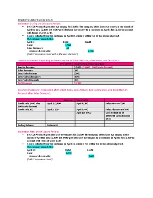 Unit 10 Part 1 - notes - Unit 10 Part 1: Accounting Notes Components of ...
