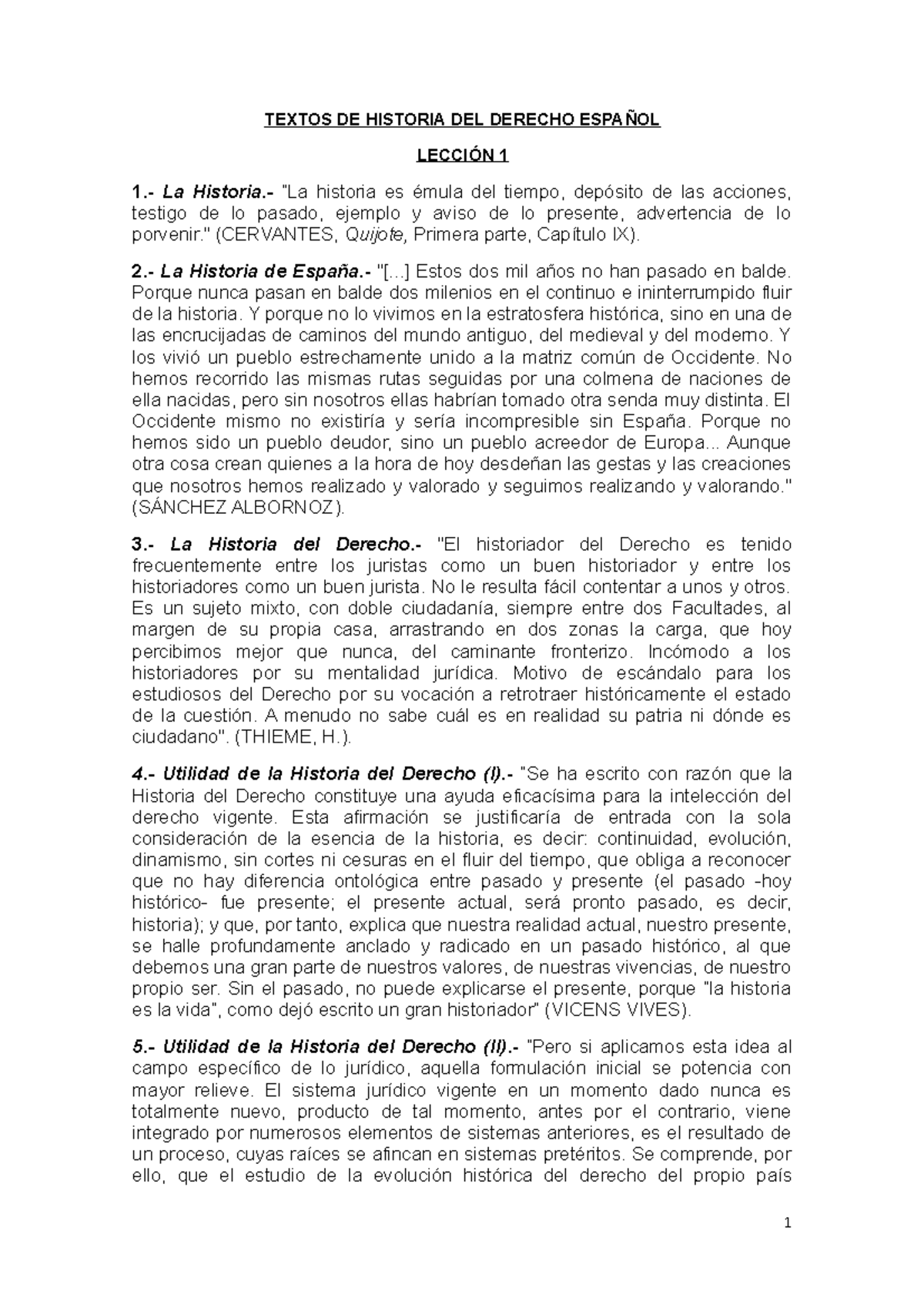 Textos Historia del Derecho Español 2021-2022 - TEXTOS DE HISTORIA DEL ...
