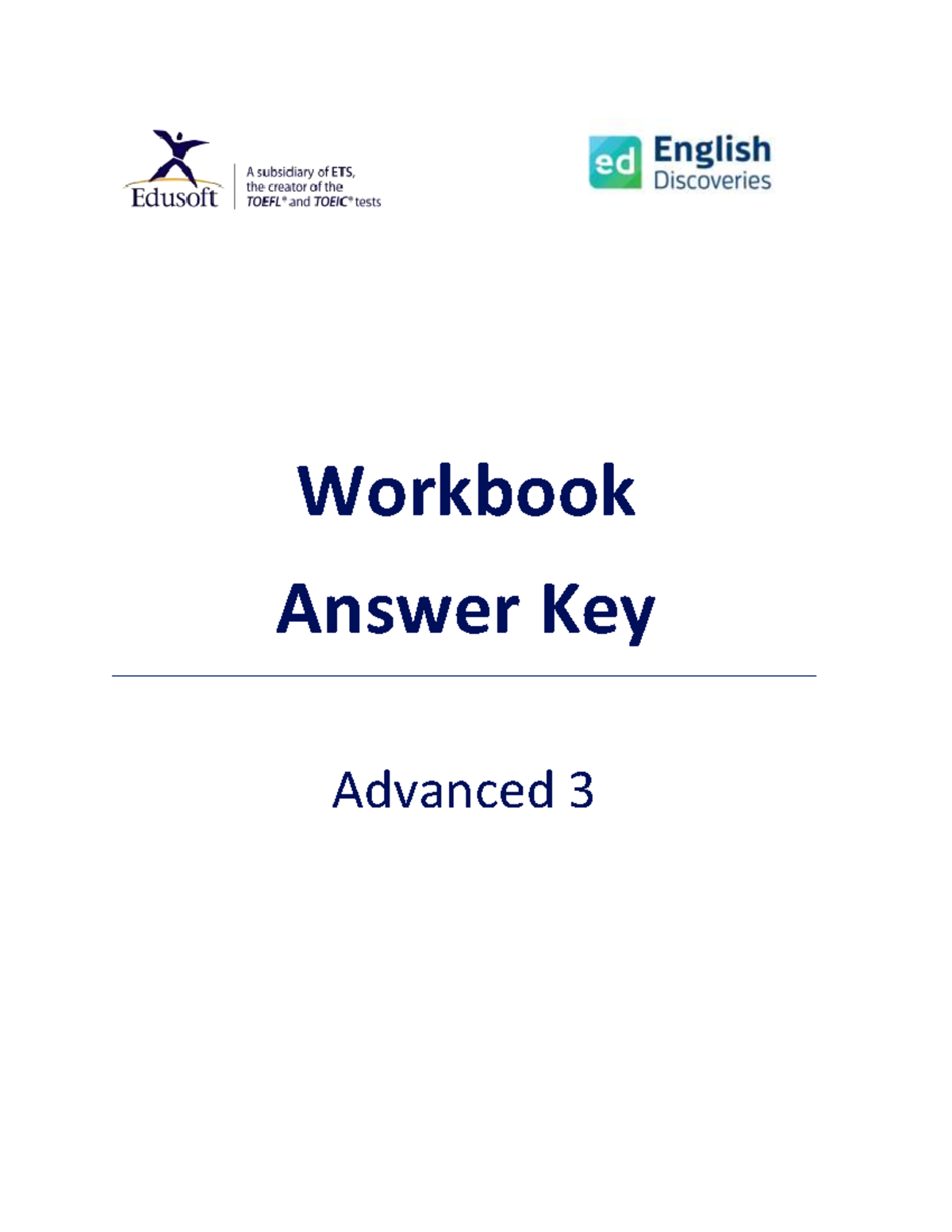 Advanced 3 - Workbook answer keys - 8 units - Final - Workbook Answer ...