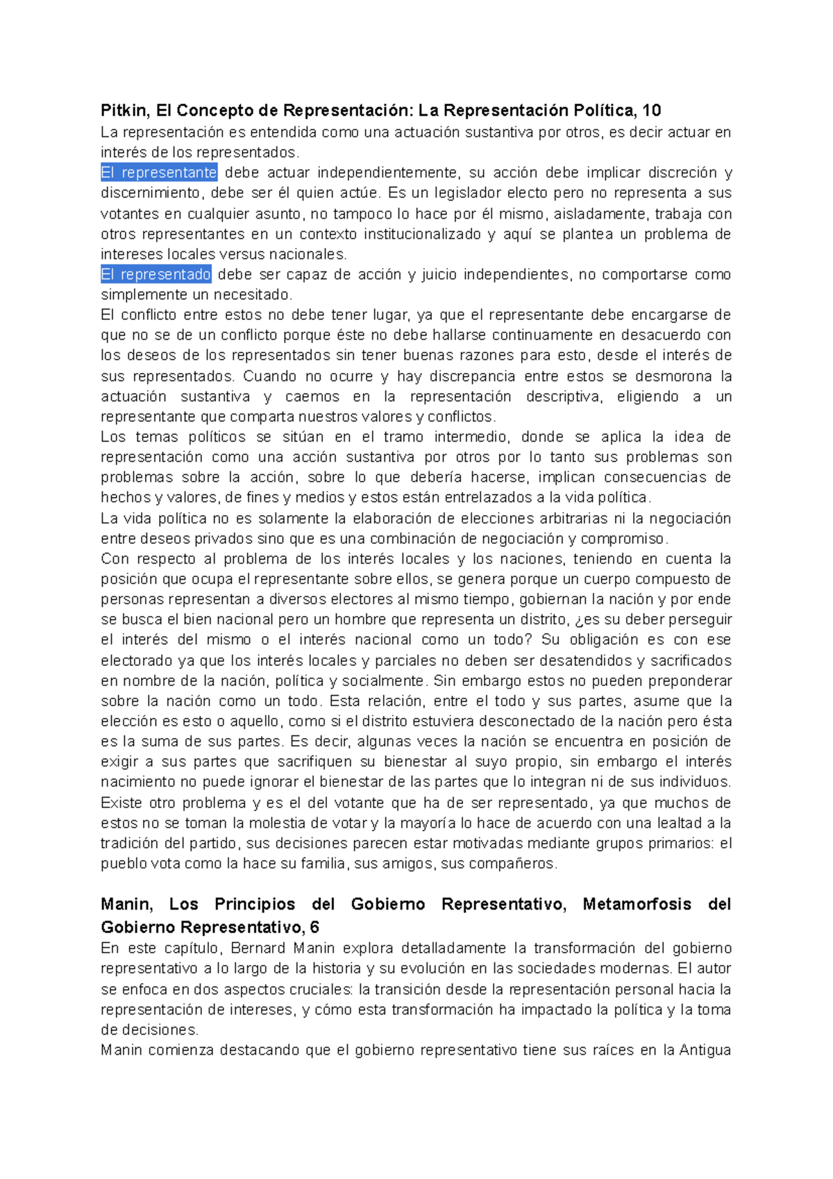 Resumen politica - Partidos políticos, movimientos sociales ...