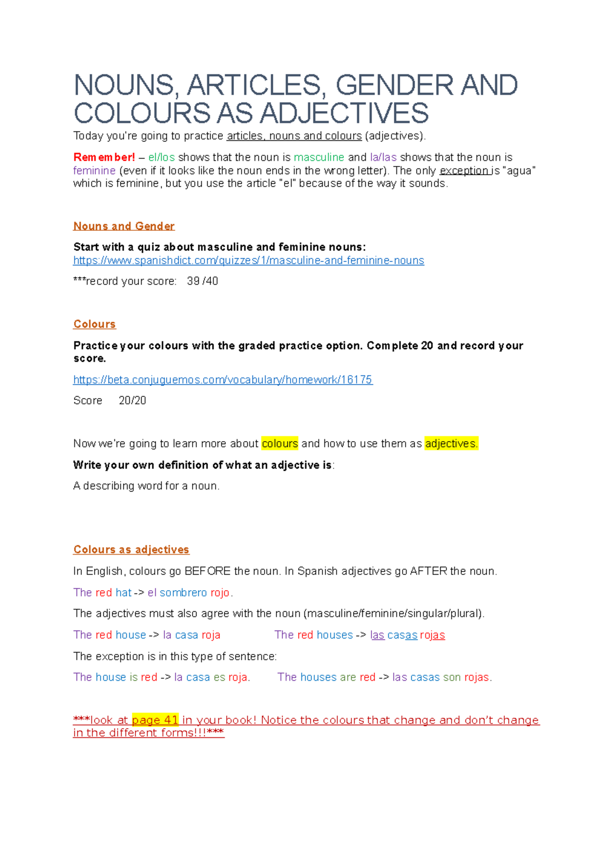 7 nouns articles and adjectives online practice with links.docx ...