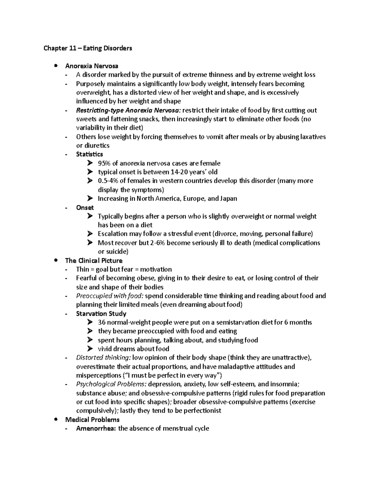 Chapter 11 – Eating Disorders (Autosaved) - Chapter 11 – Eating ...