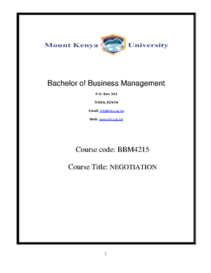 Attachment report - SCHOOL OF BUSINESS AND ECONOMICS DEPARTMENT OF ...