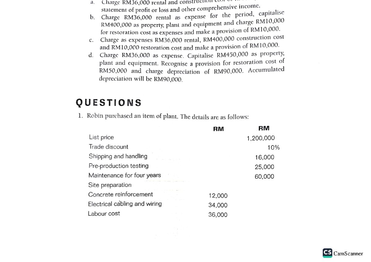 Tutorial MFRS 116 - Financial Accounting - CamScanner CamScanner - Studocu