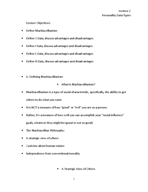 Practice - Personality Reflection - Class Assignment 1 – Reflecting on ...