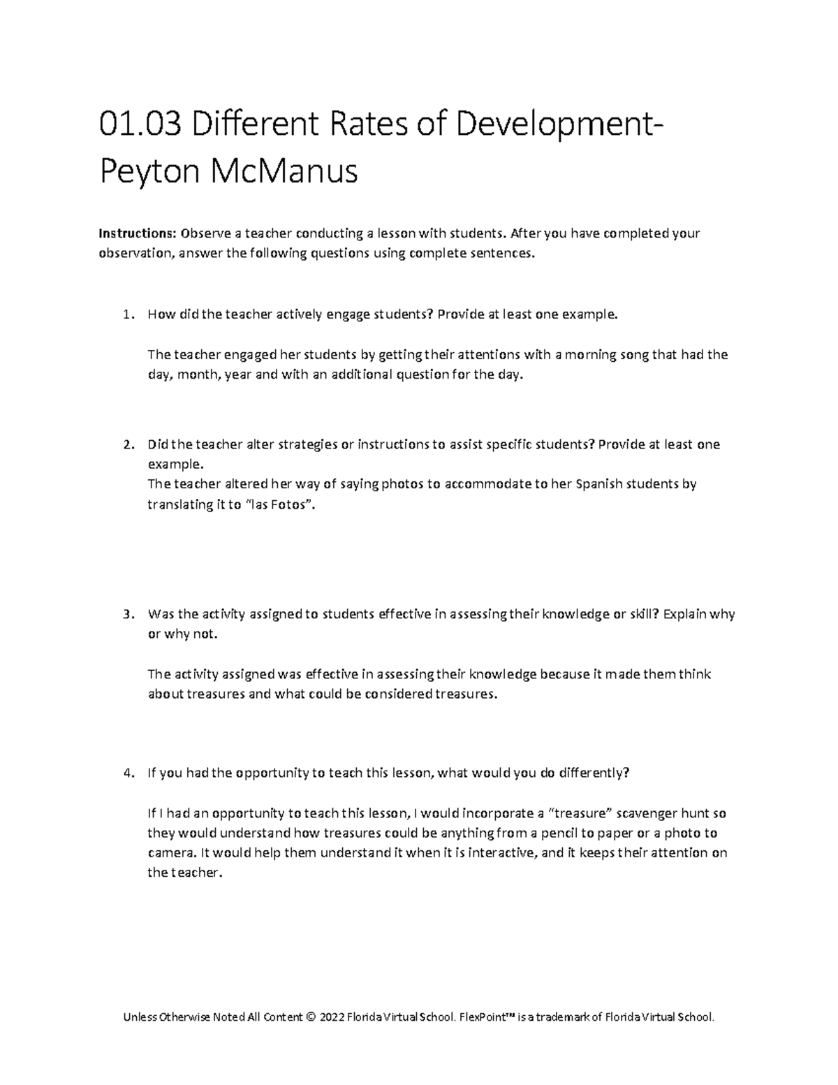 01 03 different rates development- Peyton Mc Manus - Unless Otherwise ...