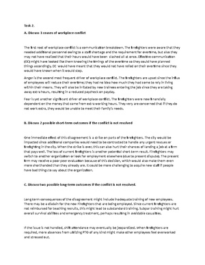 C234 Task 2 - Task 2 workforce planning task - REM1: Task 2: Workforce ...