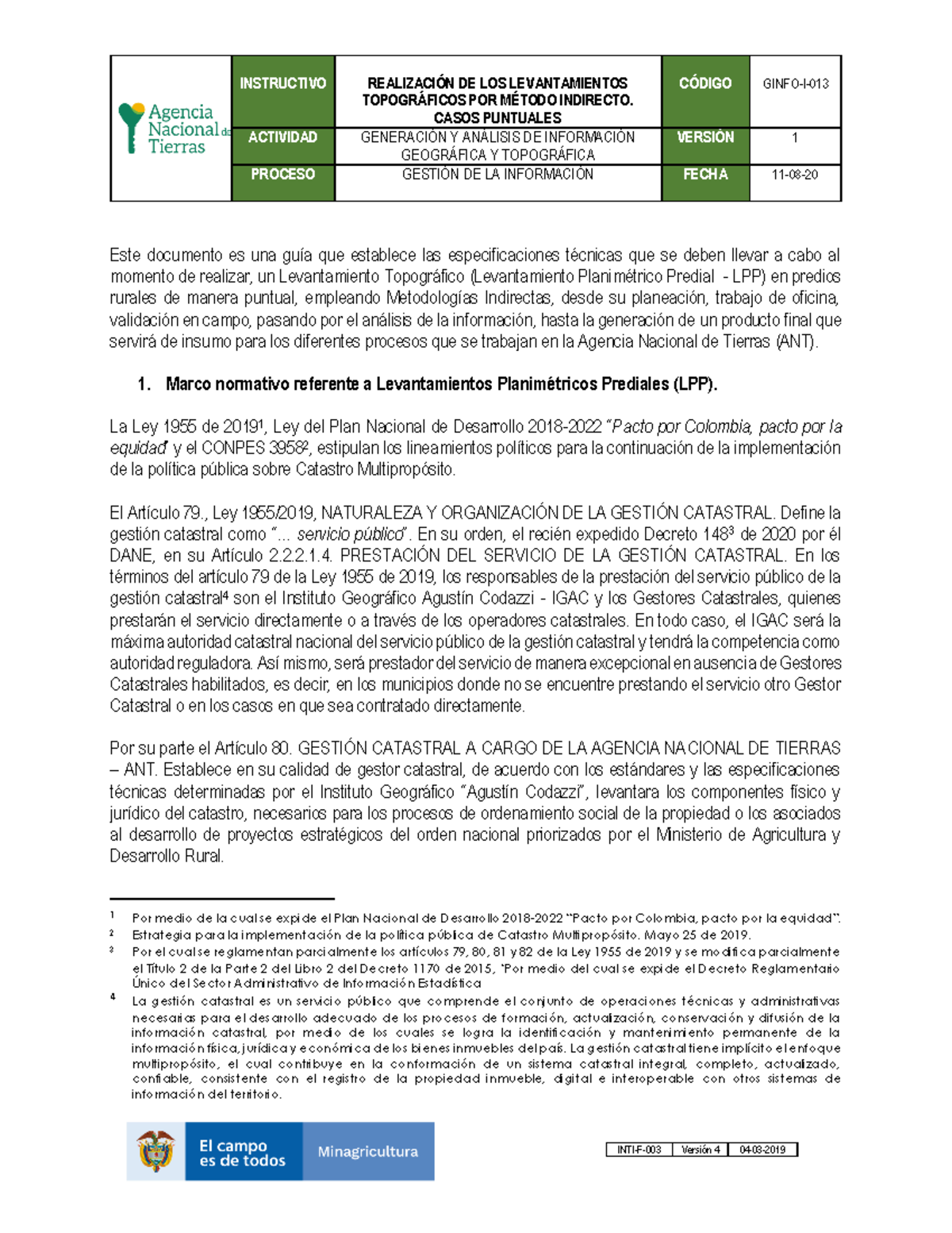 Ginfo I 013 LPP POR Metodos Indirectos Casos Puntuales - TOPOGRÁFICOS ...
