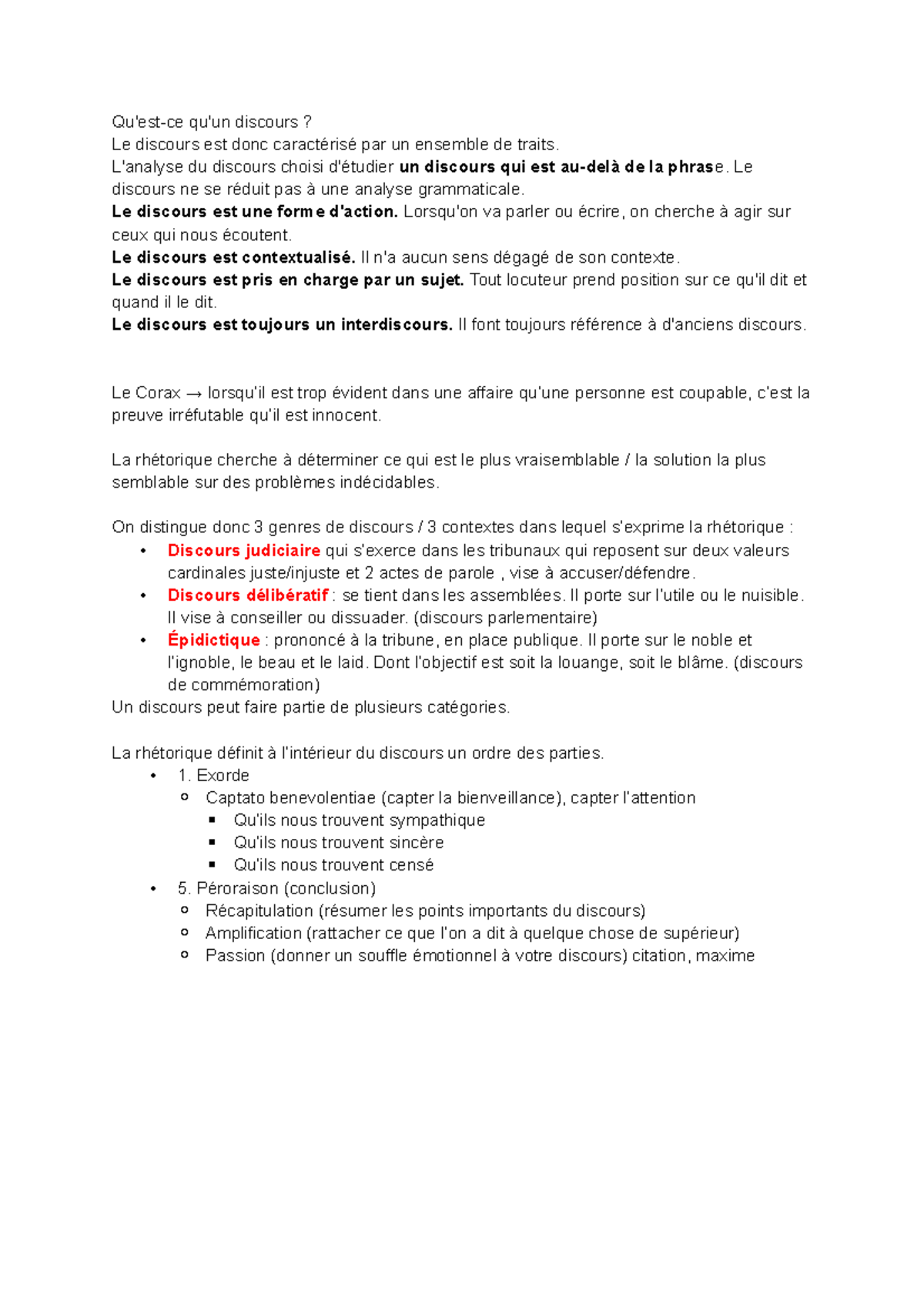 Analyse de discours - Qu'est-ce qu'un discours ? Le discours est donc ...