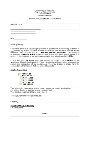 Monthly Accomplishment Report 1 - (Enclosure No. 3 to DepEd Order no ...