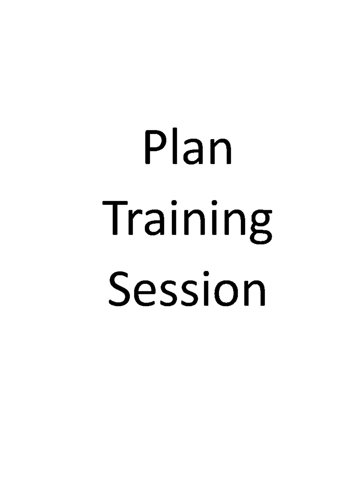 PTS CSS NC II Setup Computer Server Inclan R II - Plan Training Session ...