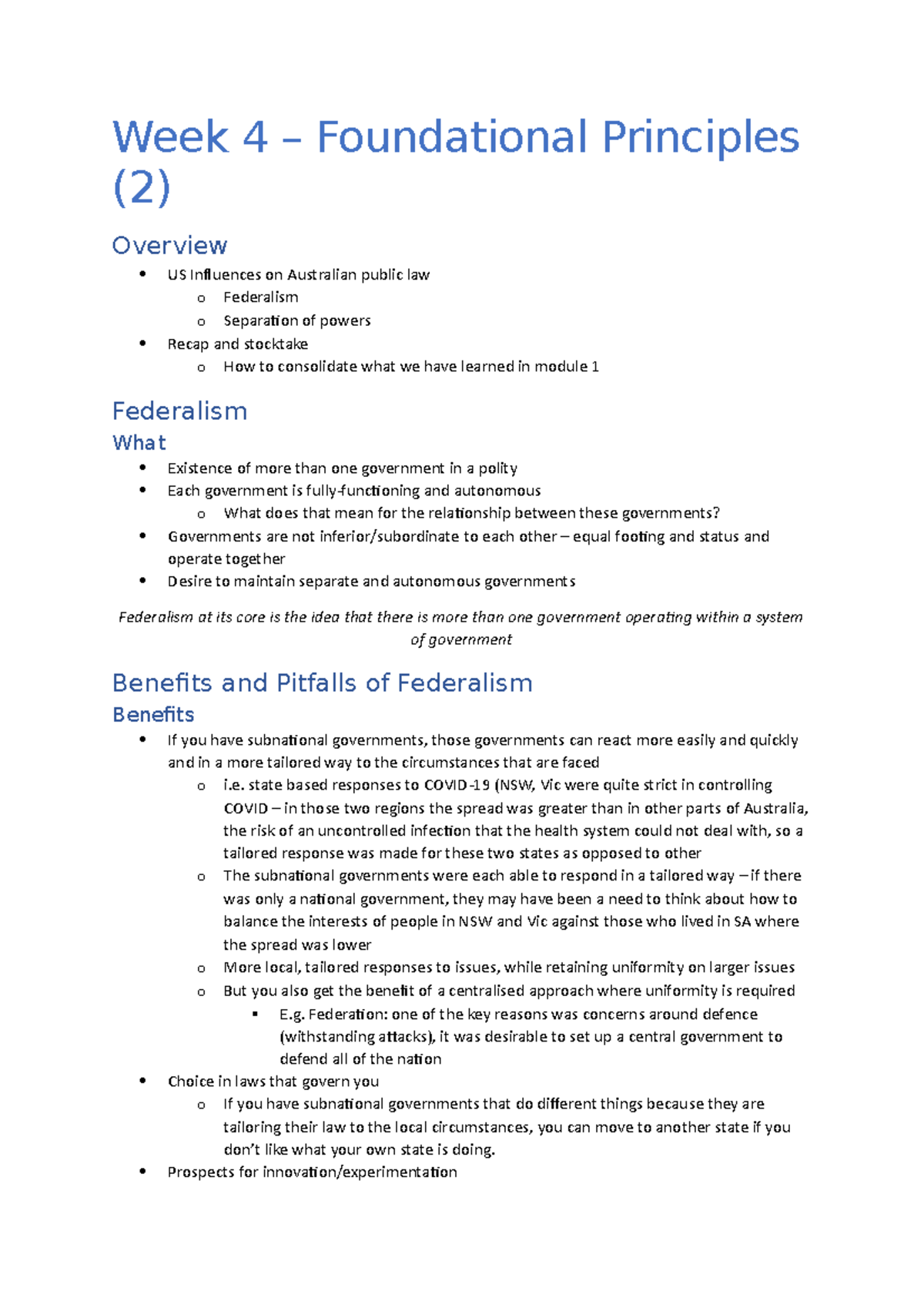 Week 4 - Foundations 2 - Week 4 - Foundational Concepts 2 - Week 4 ...