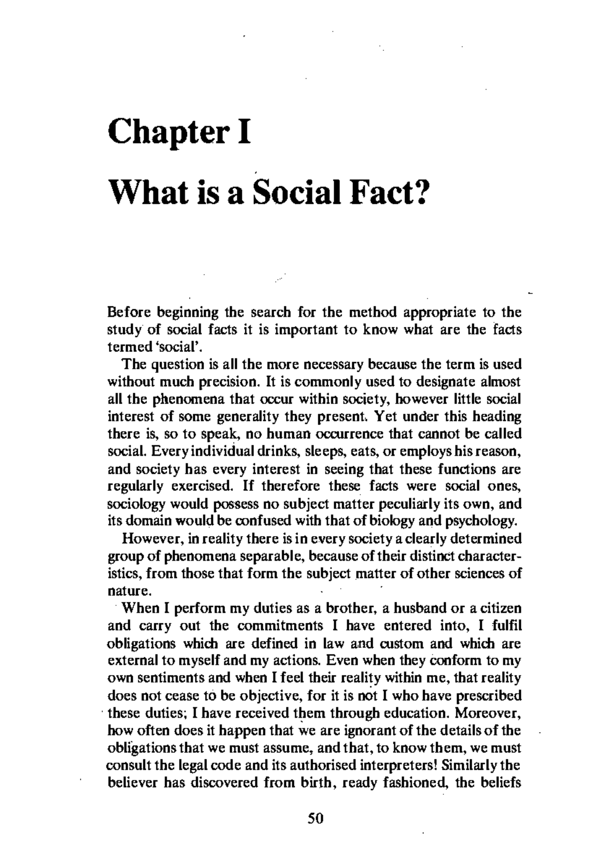 3. Durkheim - What is a Social Fact - .!CH)DS S /!HS3GS!S A$3!8S !$H S ...