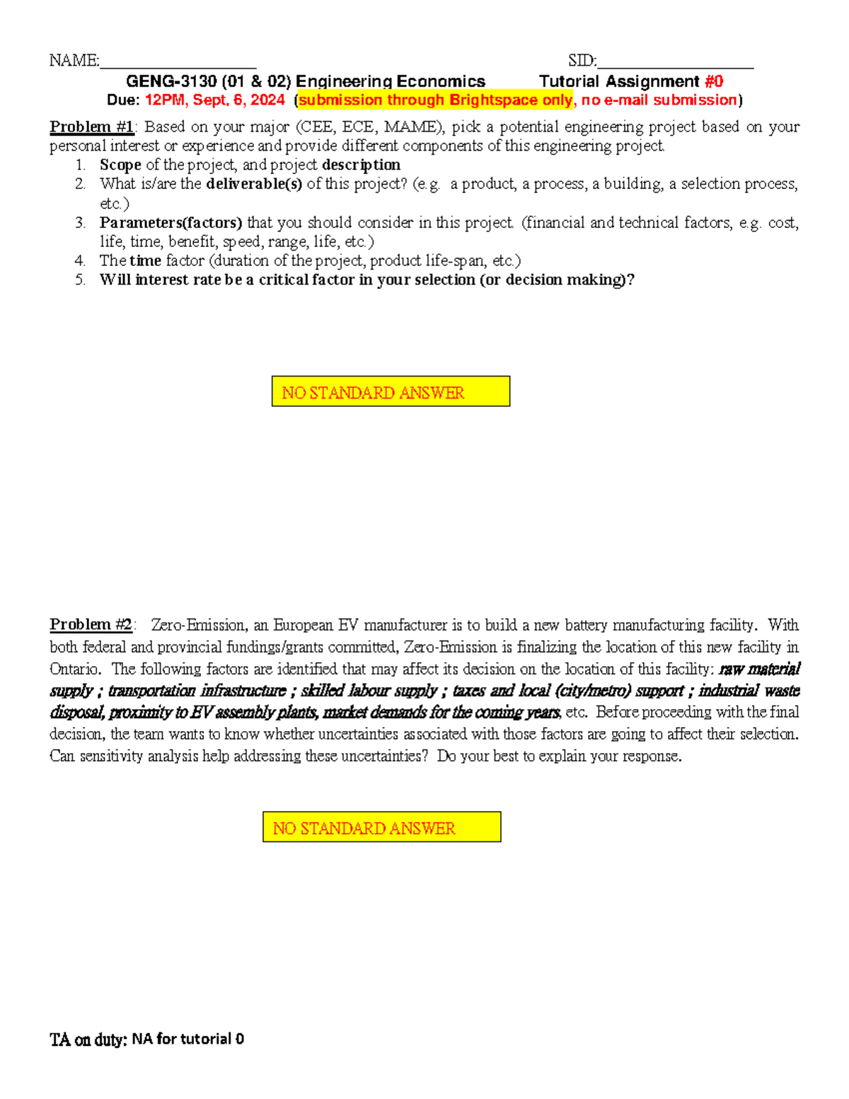 Tutorial-0-Sept-6-solution-partial - NAME:____________________ SID ...