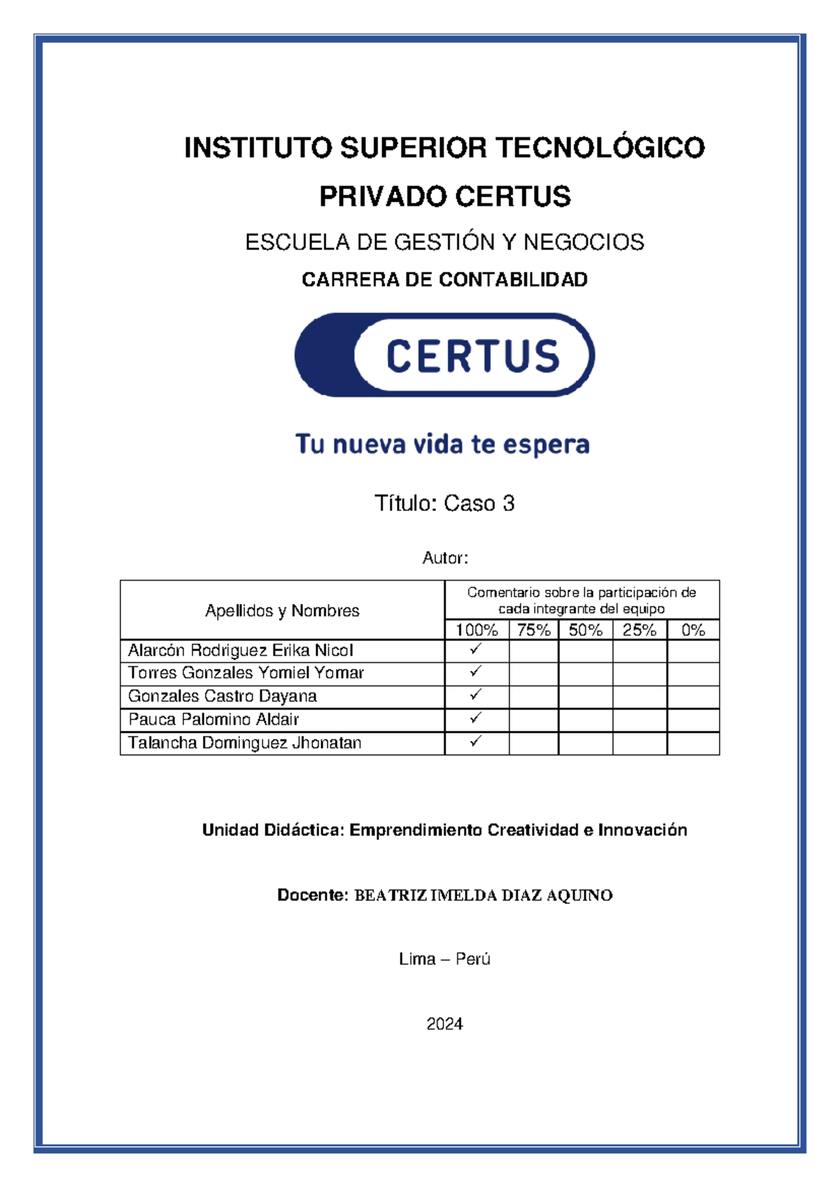 Emprendimiento Avance AA3 ( Grupo 1 - INSTITUTO SUPERIOR TECNOLÓGICO ...
