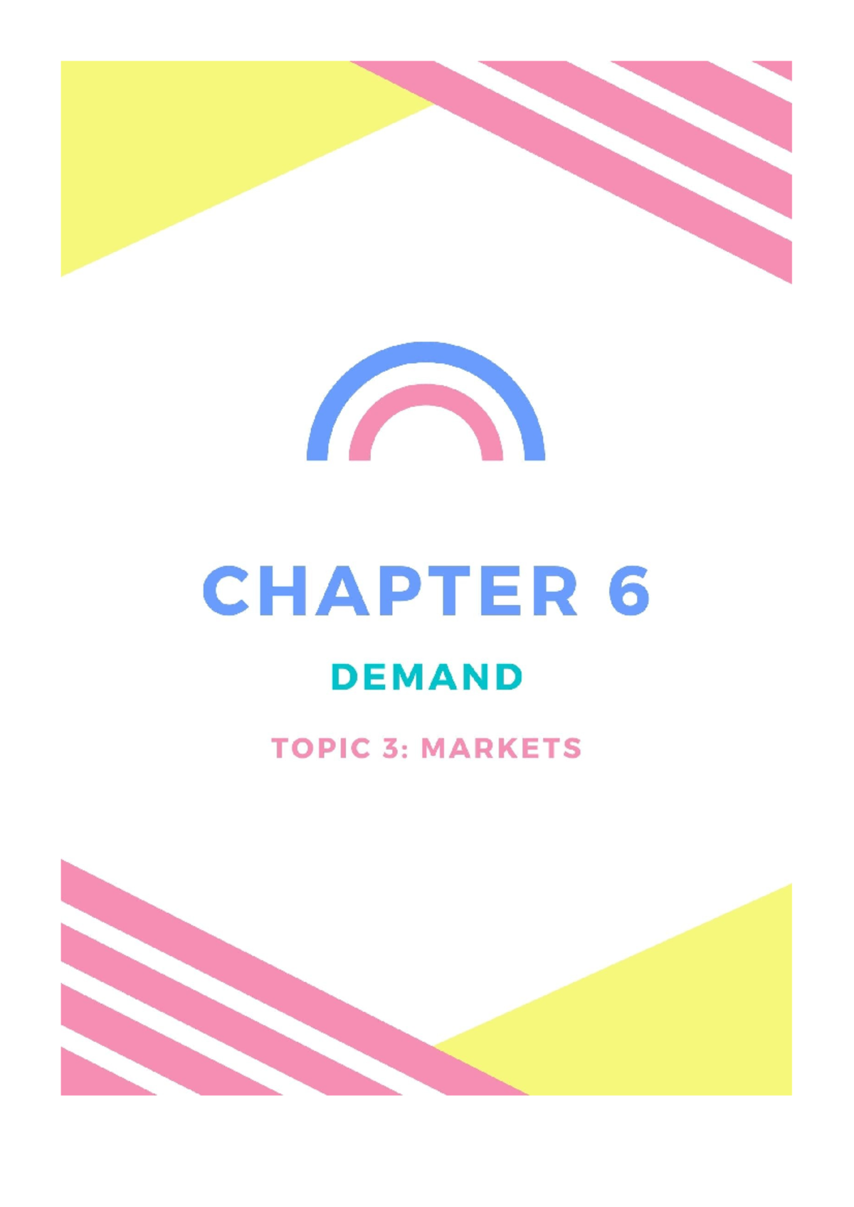 1 - Ch6 - Booklet - economics worksheet about - SYLLABUS Demand • law of demand, individual and ...