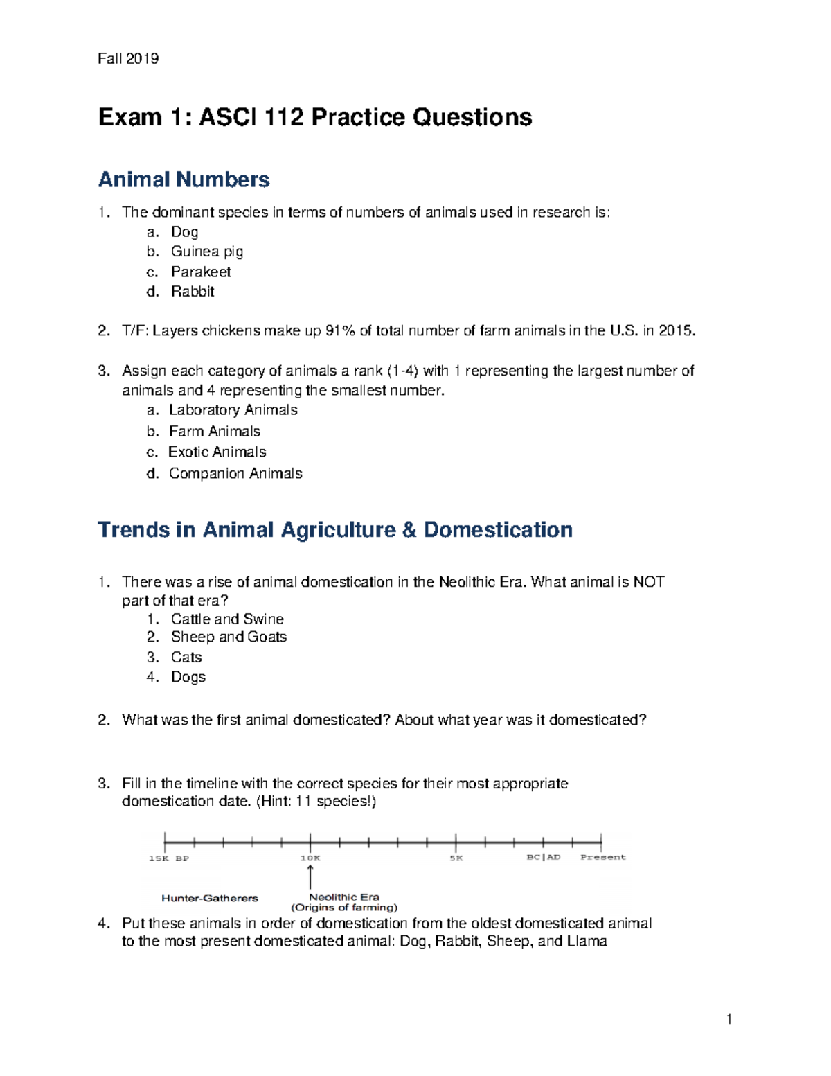 ASCI 112 Practice Questions Exam 1 - Exam 1 : ASCI 112 Practice ...