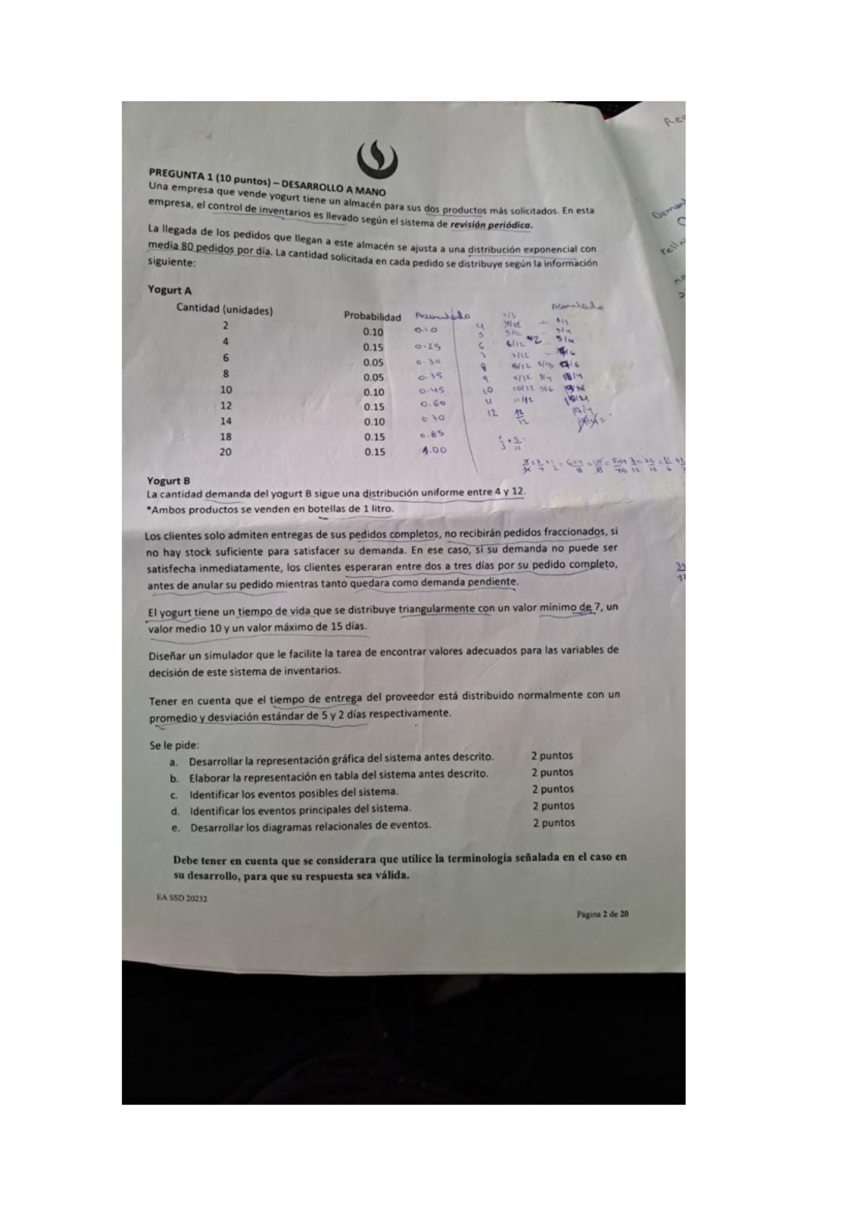 PC de inventarios - simulacion de sistemas - Studocu