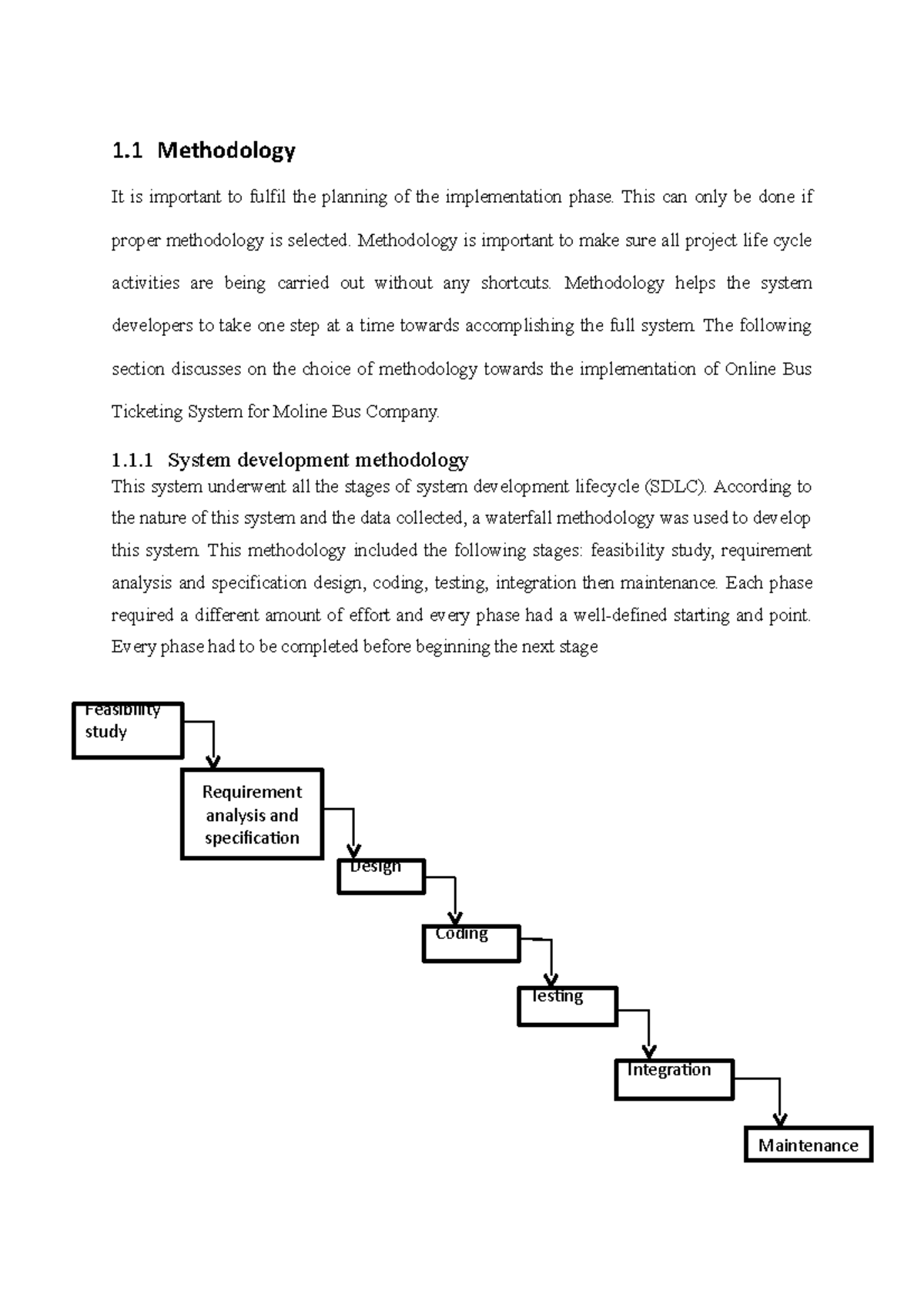 Methodology - System implementation - 1 Methodology It is important to ...