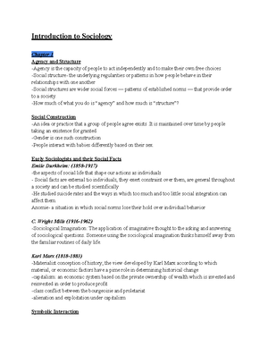 SOC 101 SP 2021 Chapter 5 - Social Structure, Groups and Organization ...