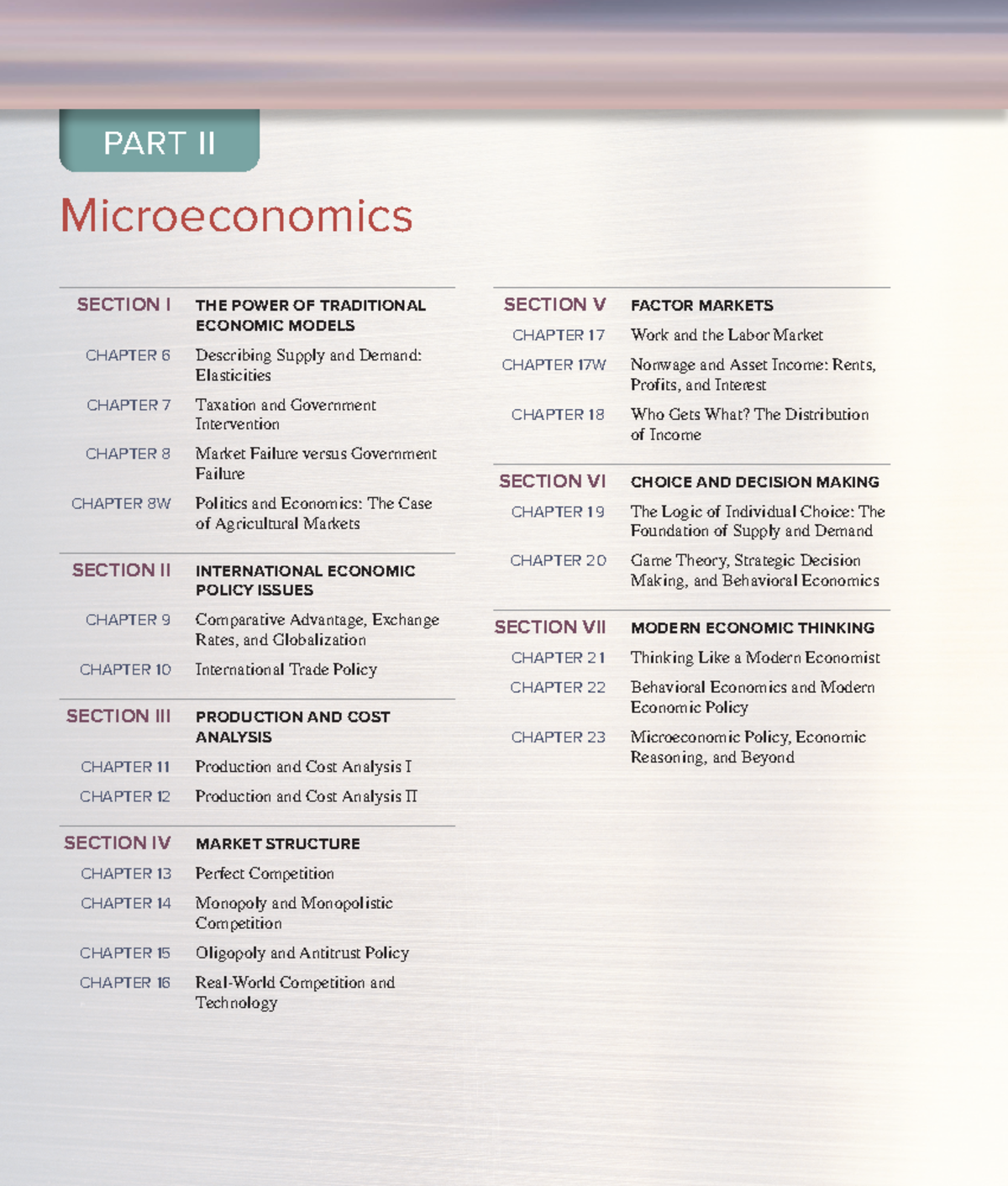 Economics-52 - PART II SECTION I THE POWER OF TRADITIONAL ECONOMIC ...