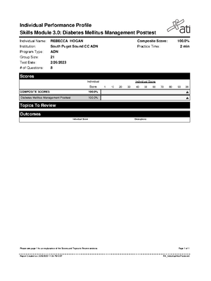 Respiratoryfinal - ATI Simulation final- Respiratory - Module Report ...