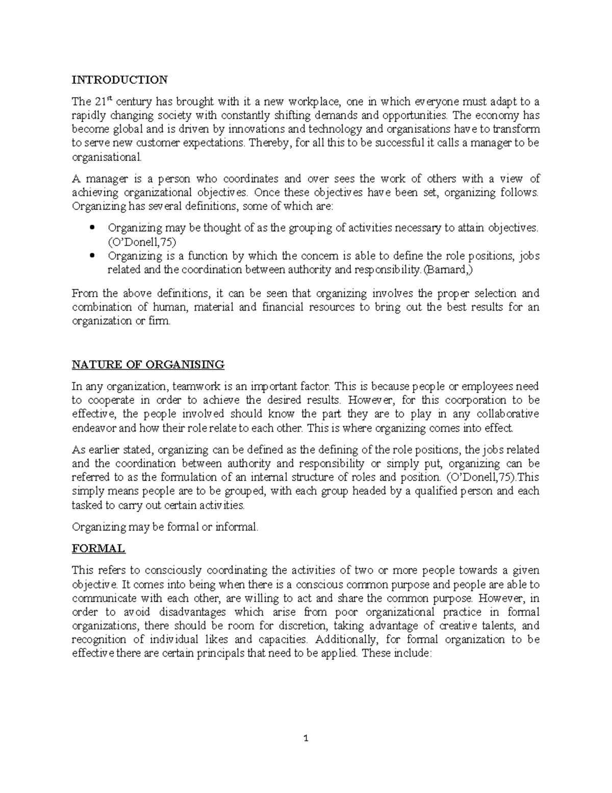 BEC 150 Assignment - INTRODUCTION The 21st century has brought with it ...