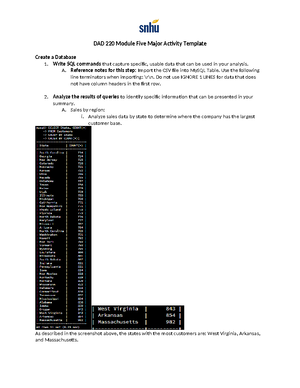 DAD 220 Module Four Lab - Retrieve employee tuples and identify the number of employees in San ...
