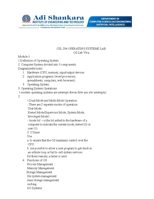 OS lab programs - LAB PROGRAM- 1 Develop a c program to implement the Process system calls (fork ...