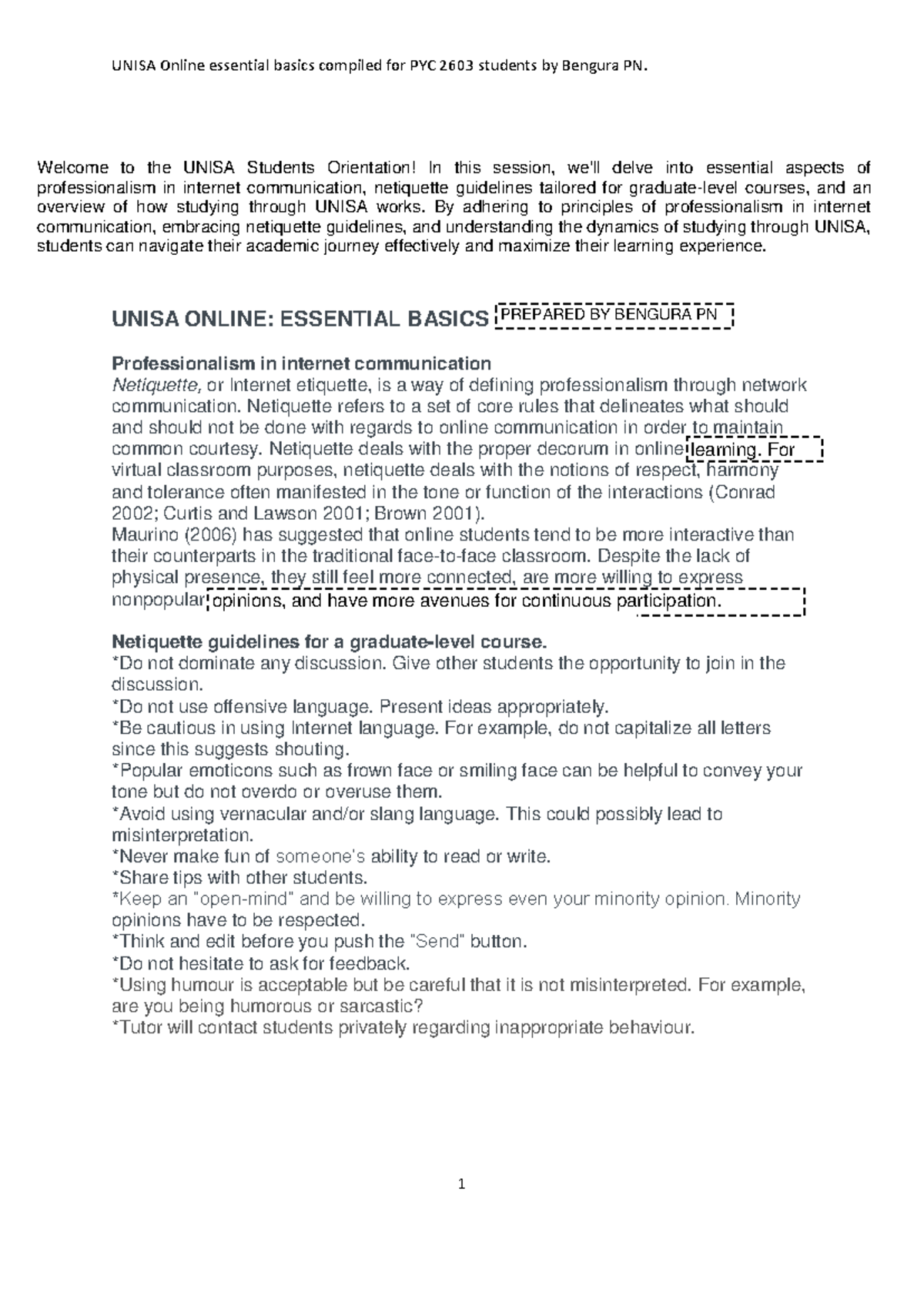 Tutorial Session 2 Orientation ON Unisa Systems - Welcome to the UNISA ...