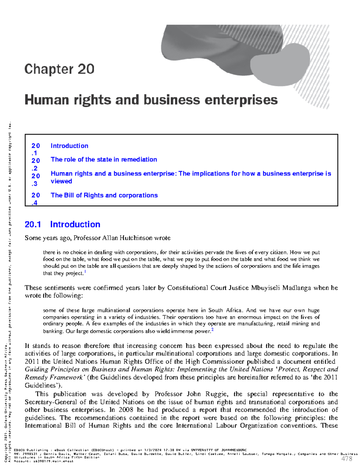 Chapter 20 - Human Rights & Business Enterprises - 478 20. 2 0 . 2 0 ...
