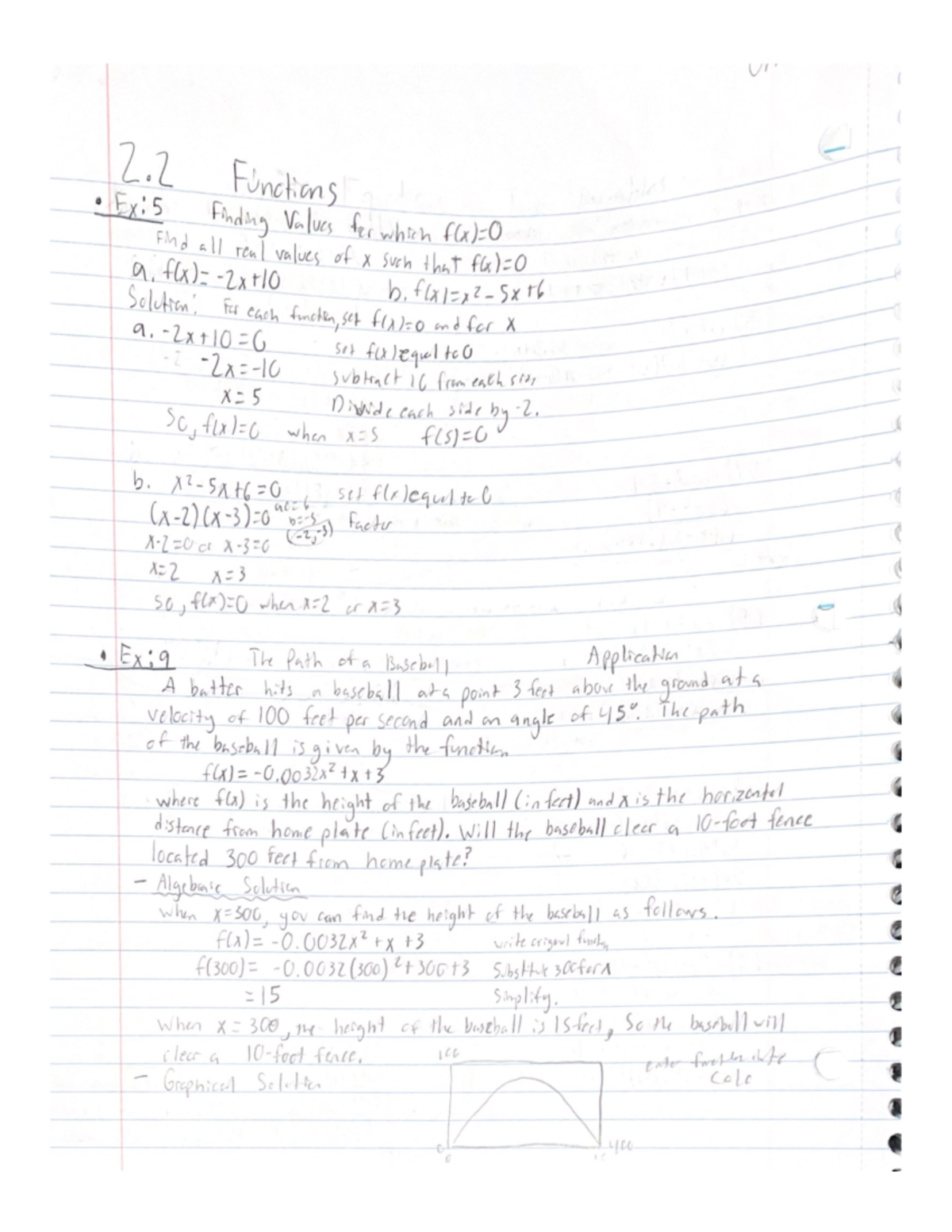 College Algebra 1111 Review 2.2 Of Functions and Different Ways To ...